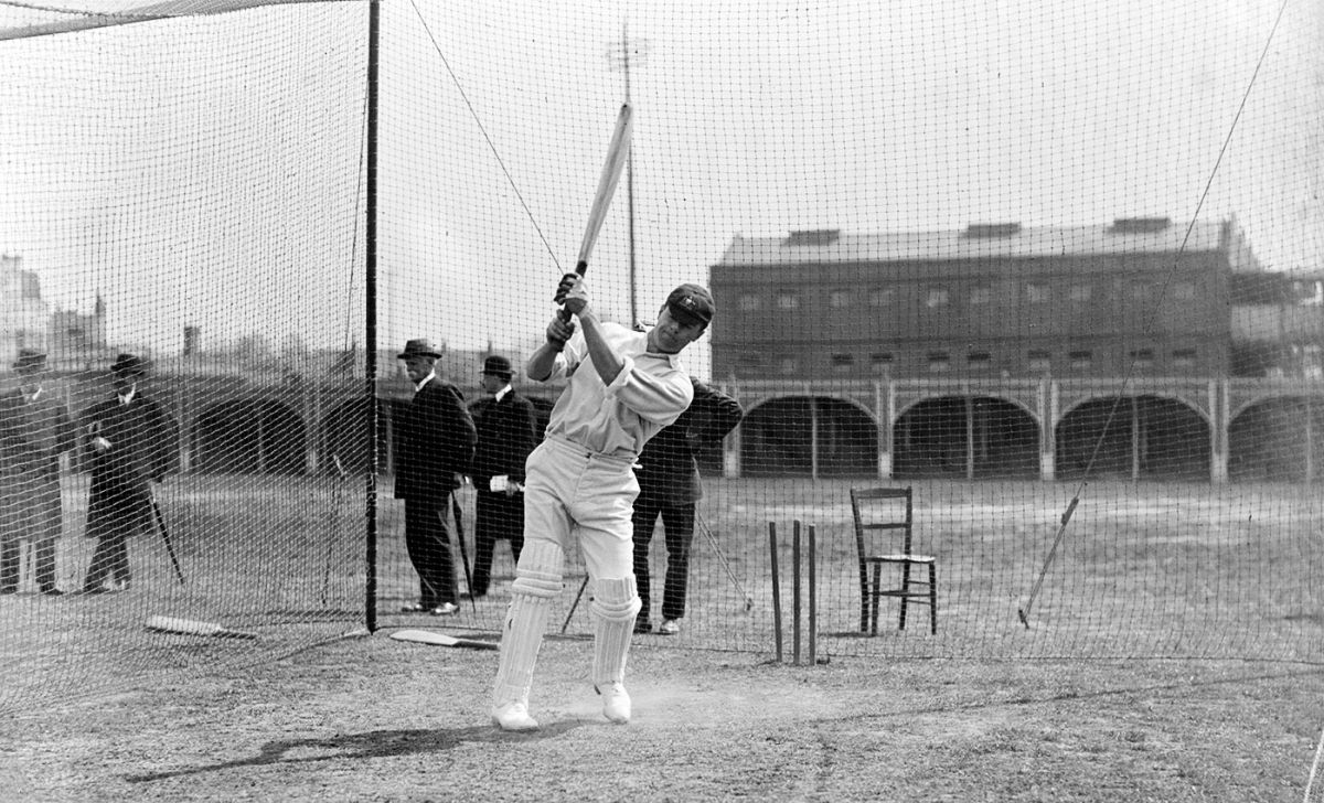 A waterlogged Lord's during the 1912 England v Australia Test ...