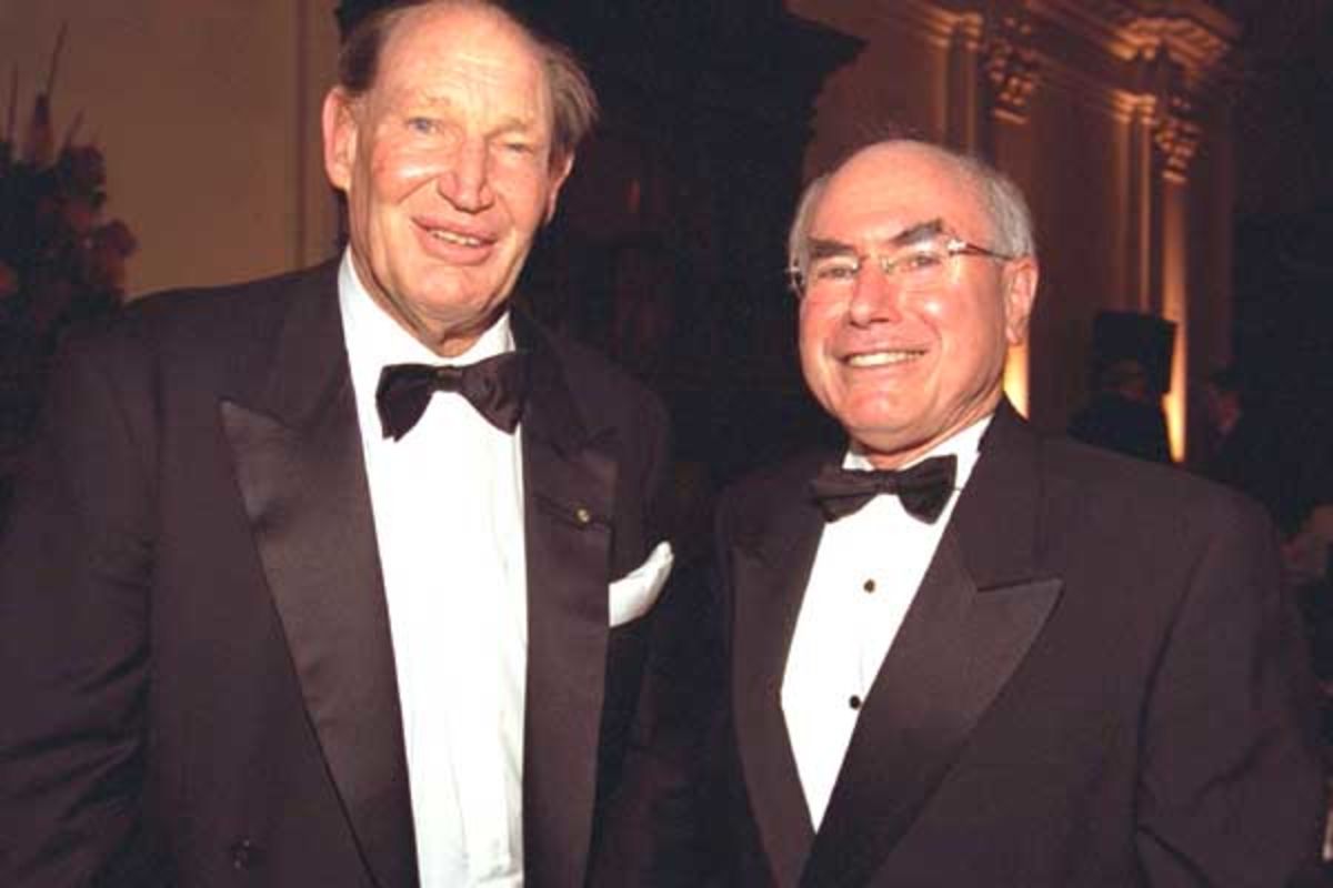 Kerry Packer and John Howard, August 2000 | ESPNcricinfo.com