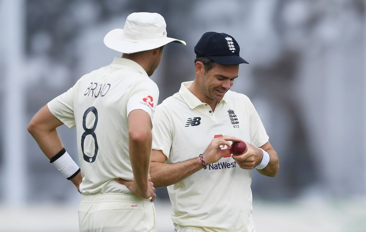 James Anderson claimed the wicket of Babar Azam in the first over of ...