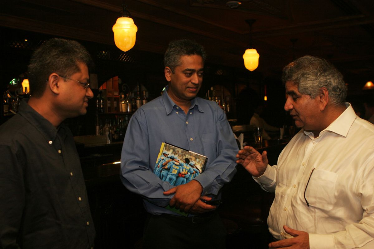 Rajdeep Sardesai at a book launch | ESPNcricinfo.com