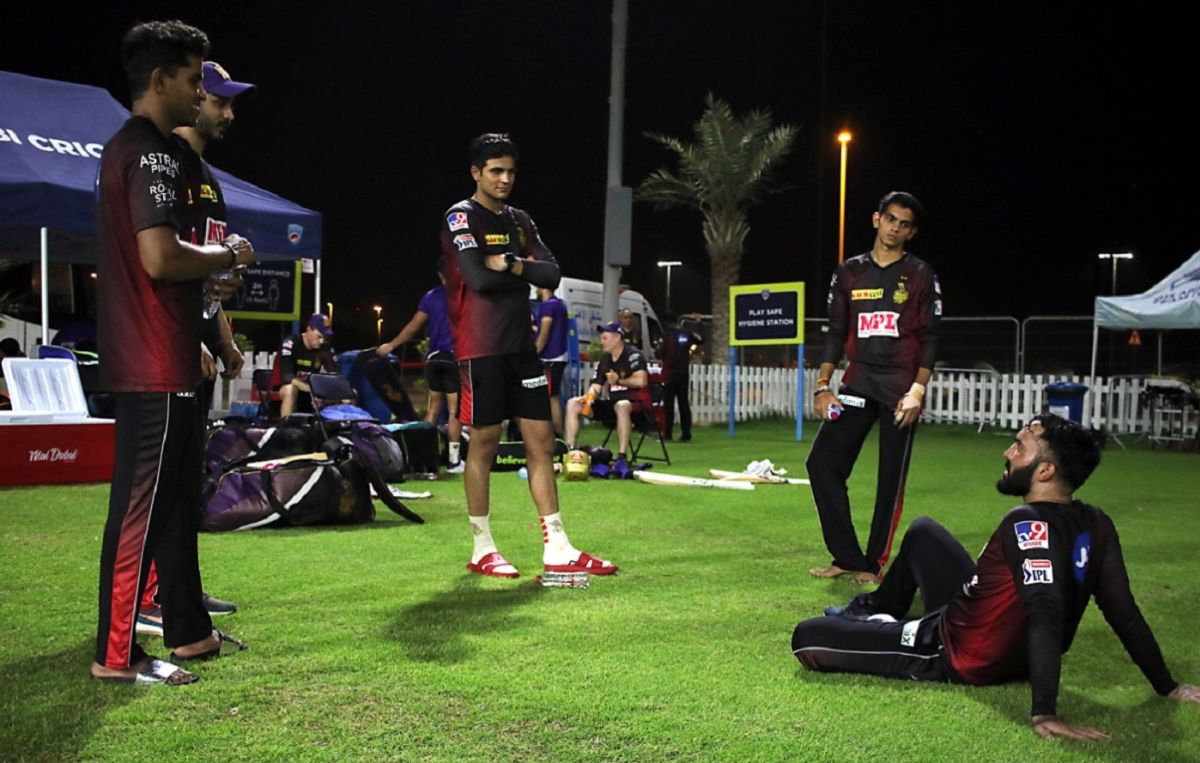 The KKR players relax during training | ESPNcricinfo.com
