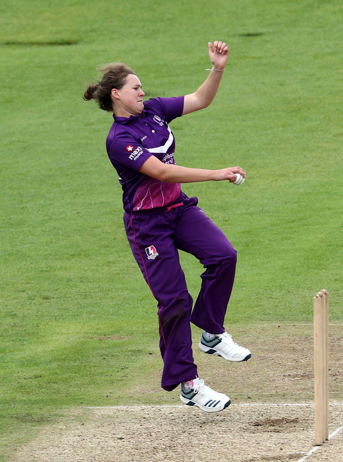 Kathryn Bryce in her delivery stride | ESPNcricinfo.com