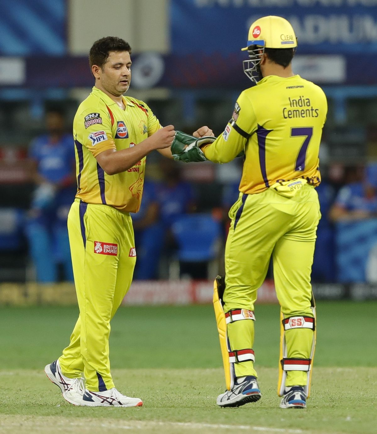 Jack Leach wheels away | ESPNcricinfo.com