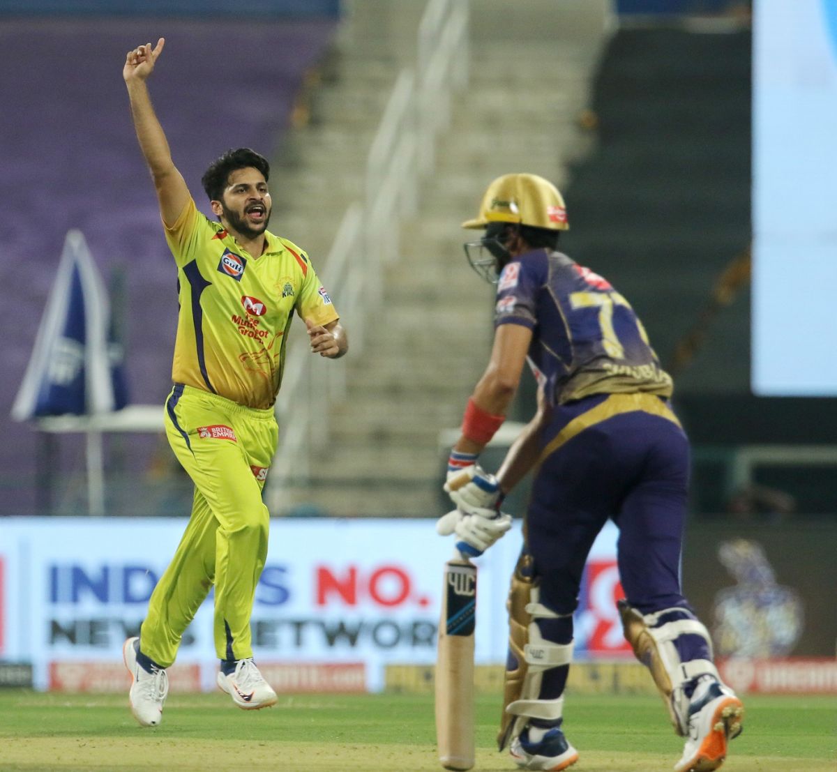 Shardul Thakur removed Shubman Gill in the fifth over | ESPNcricinfo.com