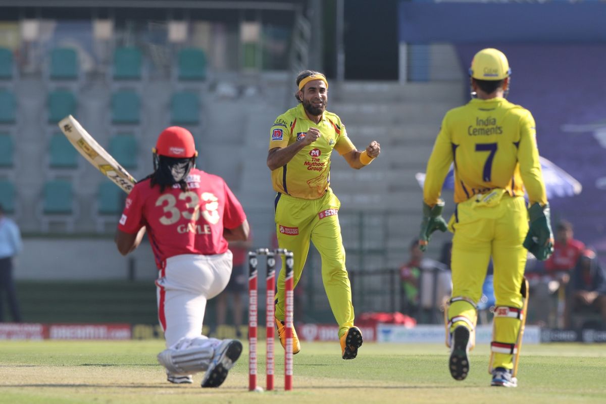 Imran Tahir is ecstatic after trapping Chris Gayle | ESPNcricinfo.com