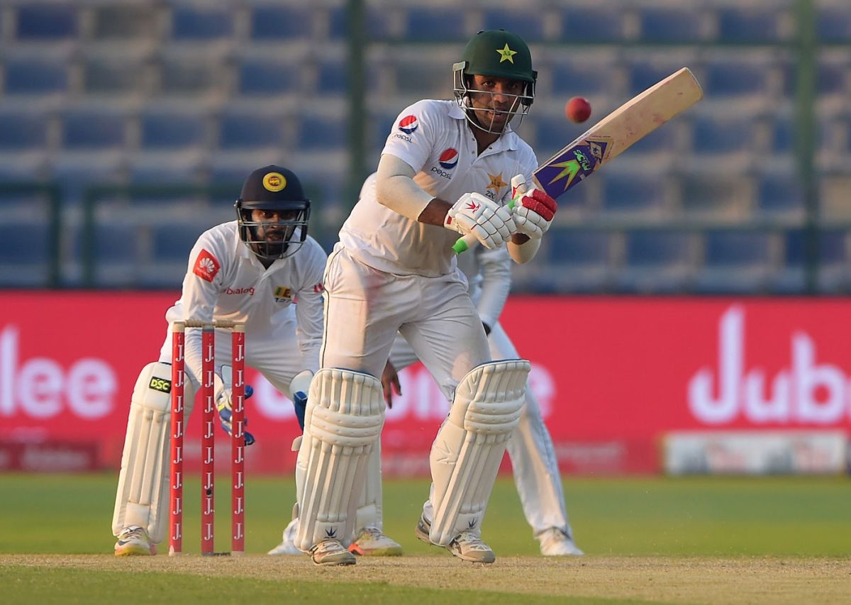 Sami Aslam tucks the ball into the leg side | ESPNcricinfo.com