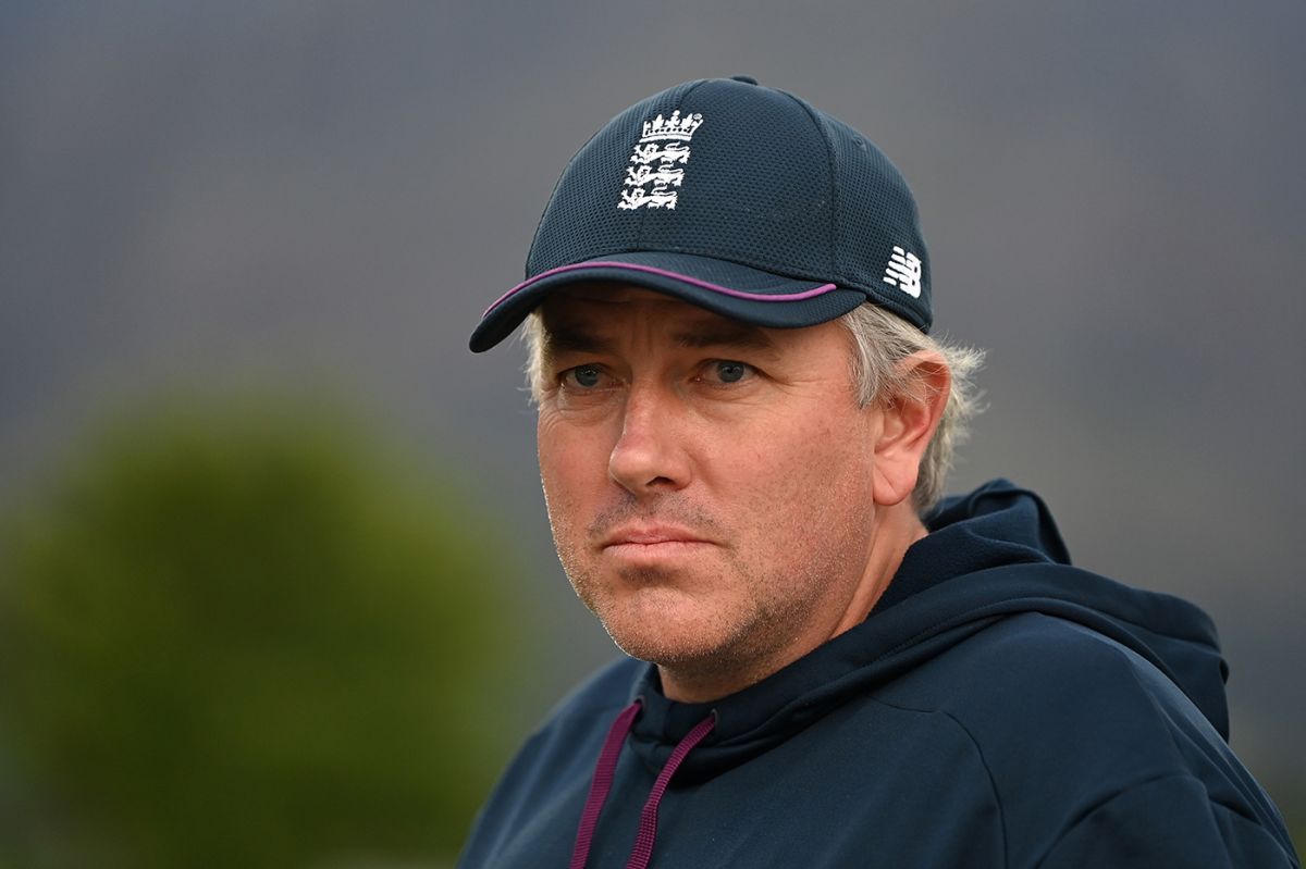 Chris Silverwood looks on before training | ESPNcricinfo.com