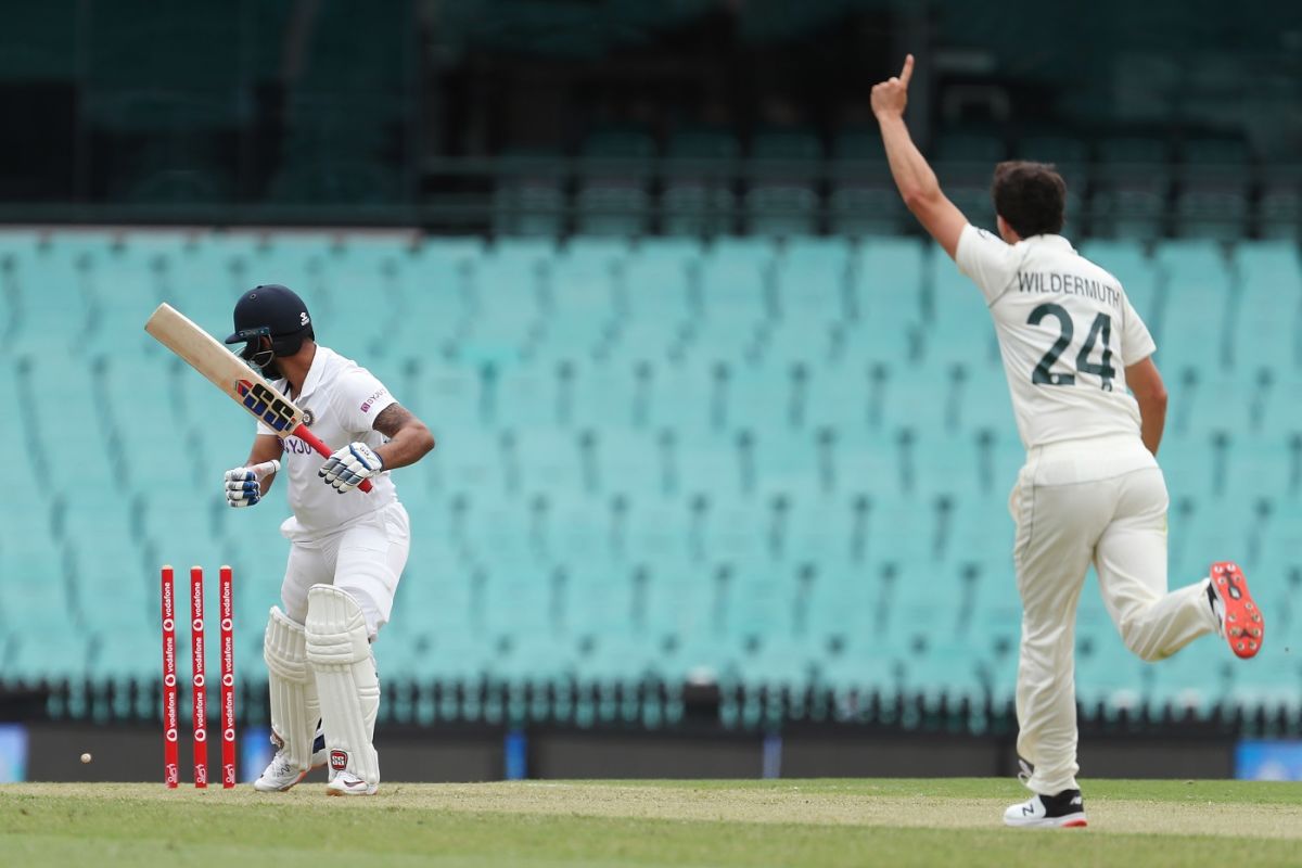 Jack Wildermuth traps Rishabh Pant lbw | ESPNcricinfo.com
