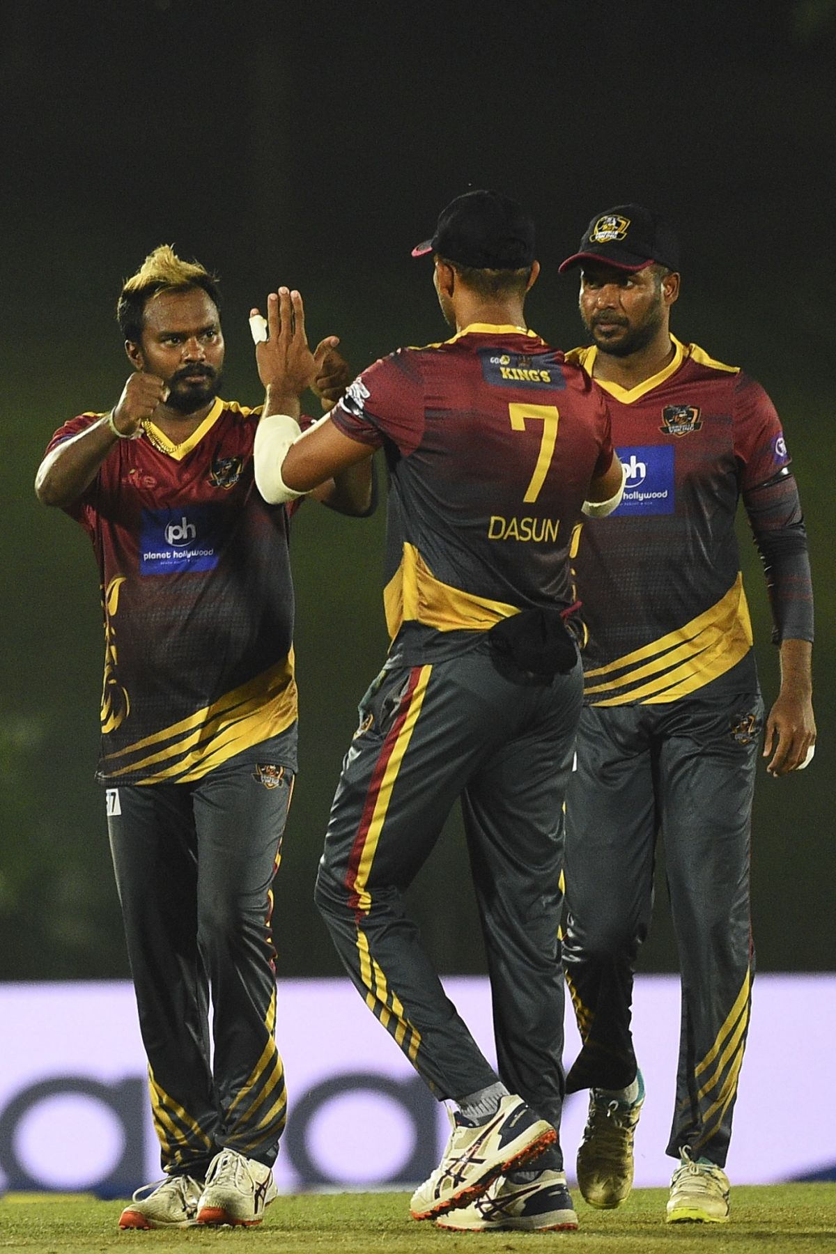 Malinda Pushpakumara celebrates a wicket | ESPNcricinfo.com