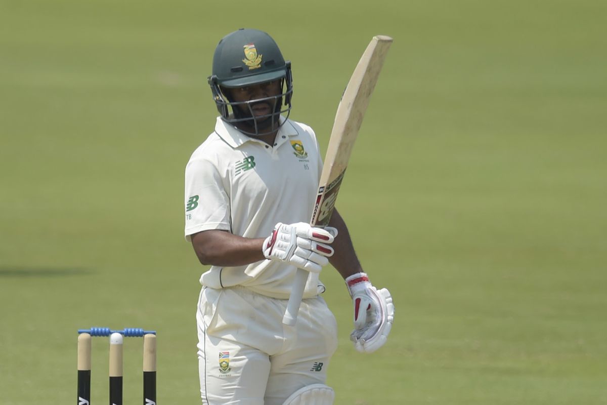 Temba Bavuma celebrates his fifty | ESPNcricinfo.com