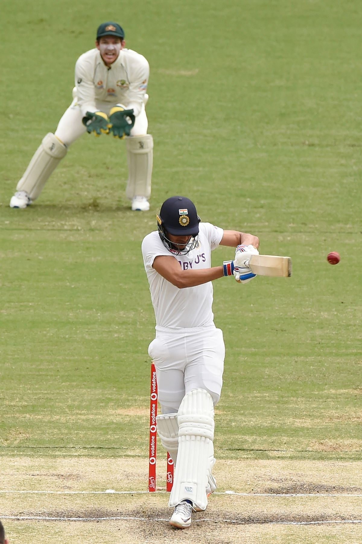 Shubman Gill goes over the off side | ESPNcricinfo.com