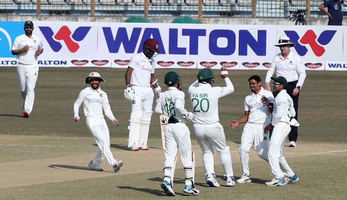 Taijul Islam celebrates a wicket | ESPNcricinfo.com