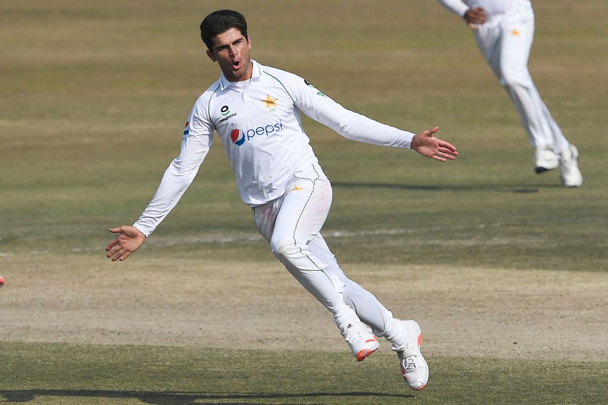 Shaheen Shah Afridi wheels away in celebration | ESPNcricinfo.com Shaheen Shah Afridi wheels away in celebration | ESPNcricinfo.com