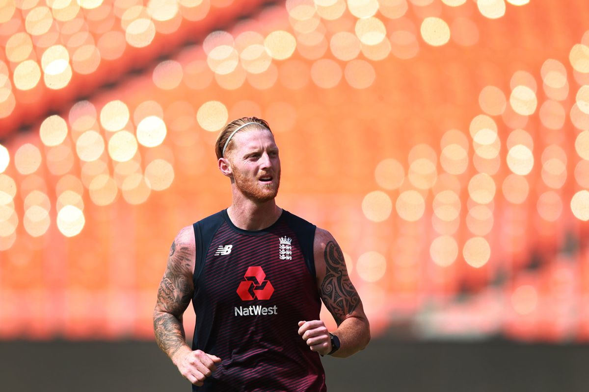 Ben Stokes at training in Ahmedabad's new stadium | ESPNcricinfo.com