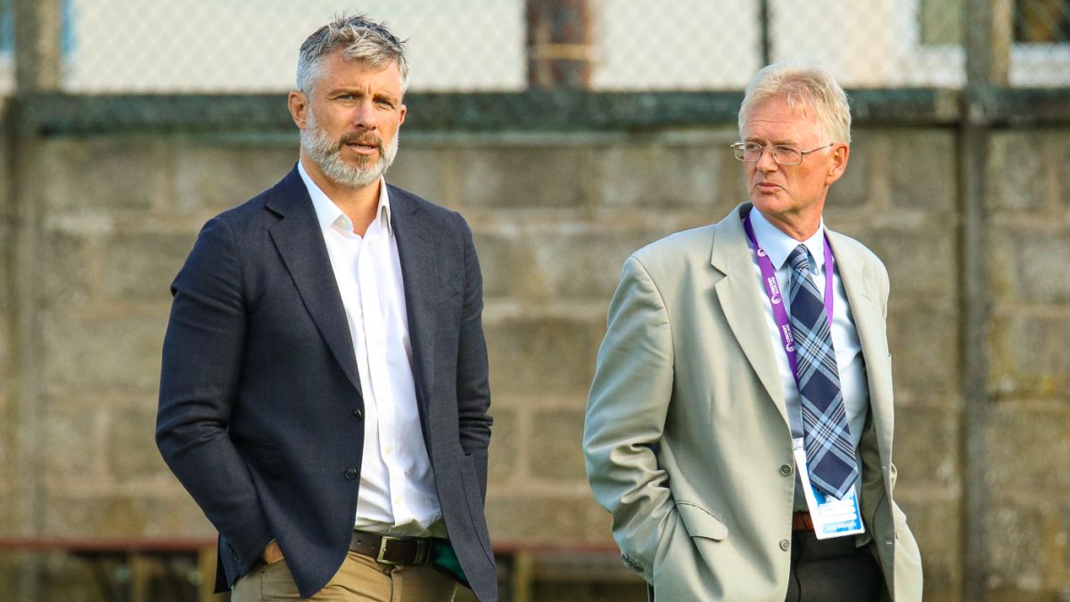 ICC head of global development Will Glenwright and former Cricket ...