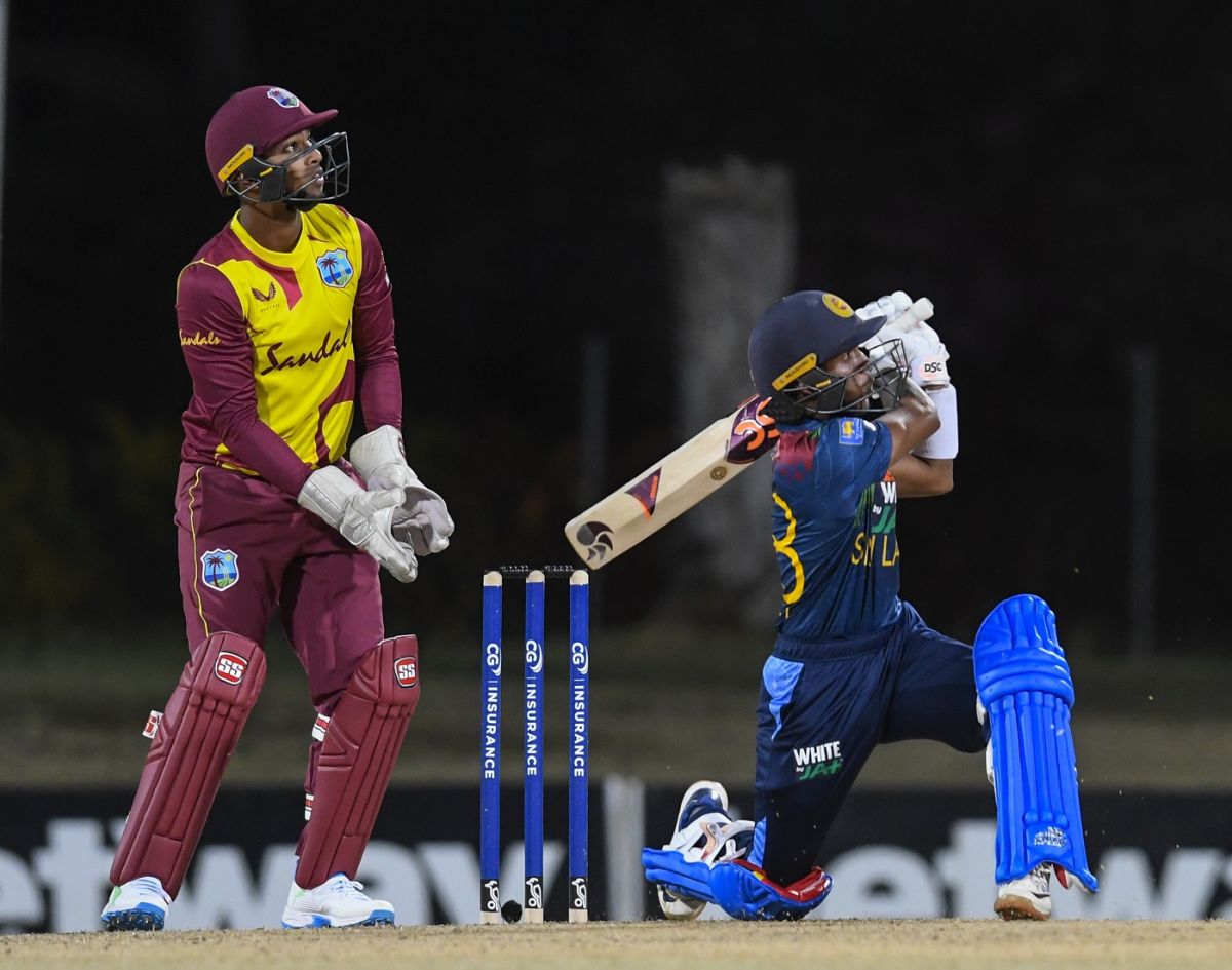 Debutants Pathum Nissanka and Ashen Bandara pose after receiving their ...