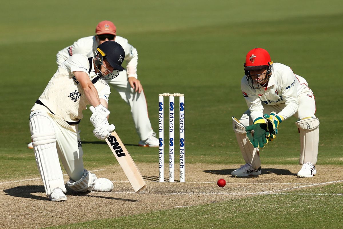 Chadd Sayers celebrates a wicket in his last first-class match ...