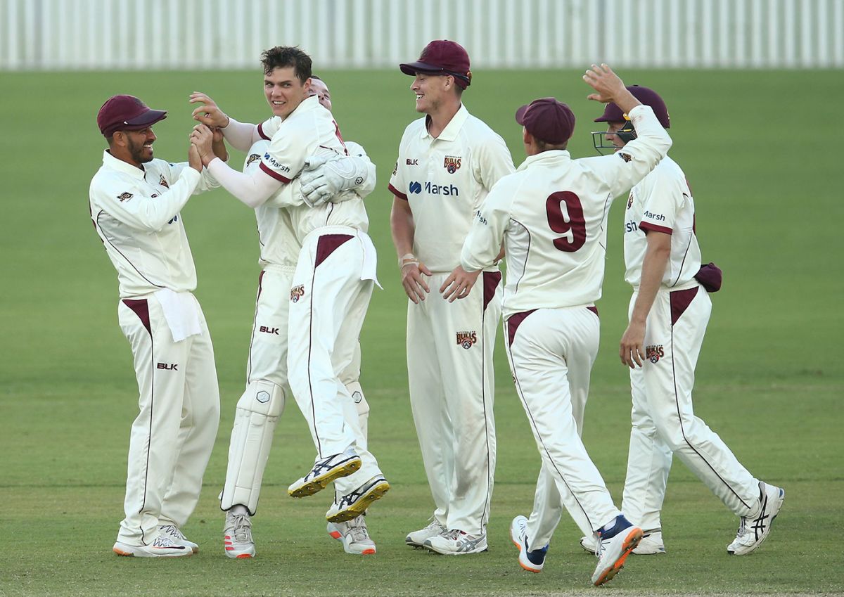 Mitchell Swepson made late inroads on the third day | ESPNcricinfo.com