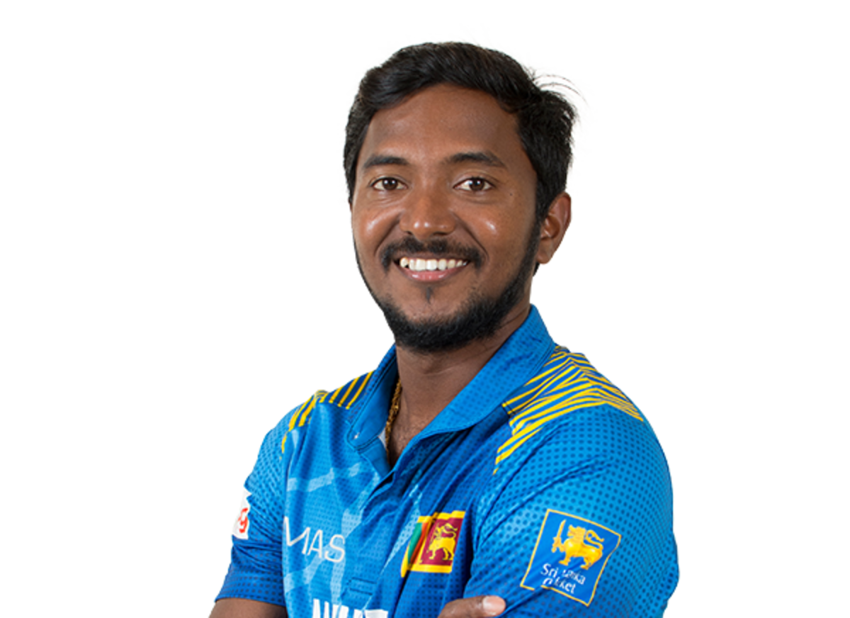 Akila Dananjaya player page headshot cutout, 2021 | ESPNcricinfo.com