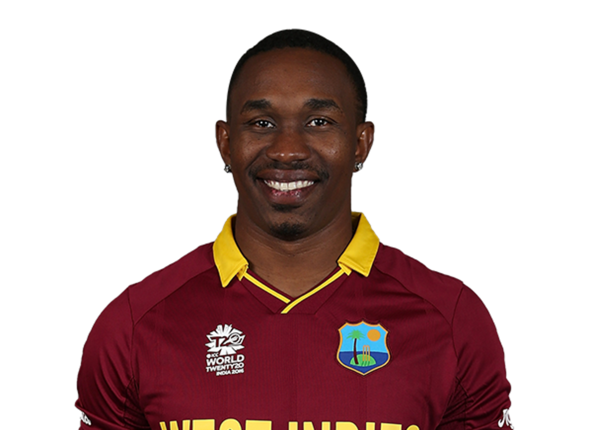 Dwayne Bravo player page headshot cutout, 2021 | ESPNcricinfo.com
