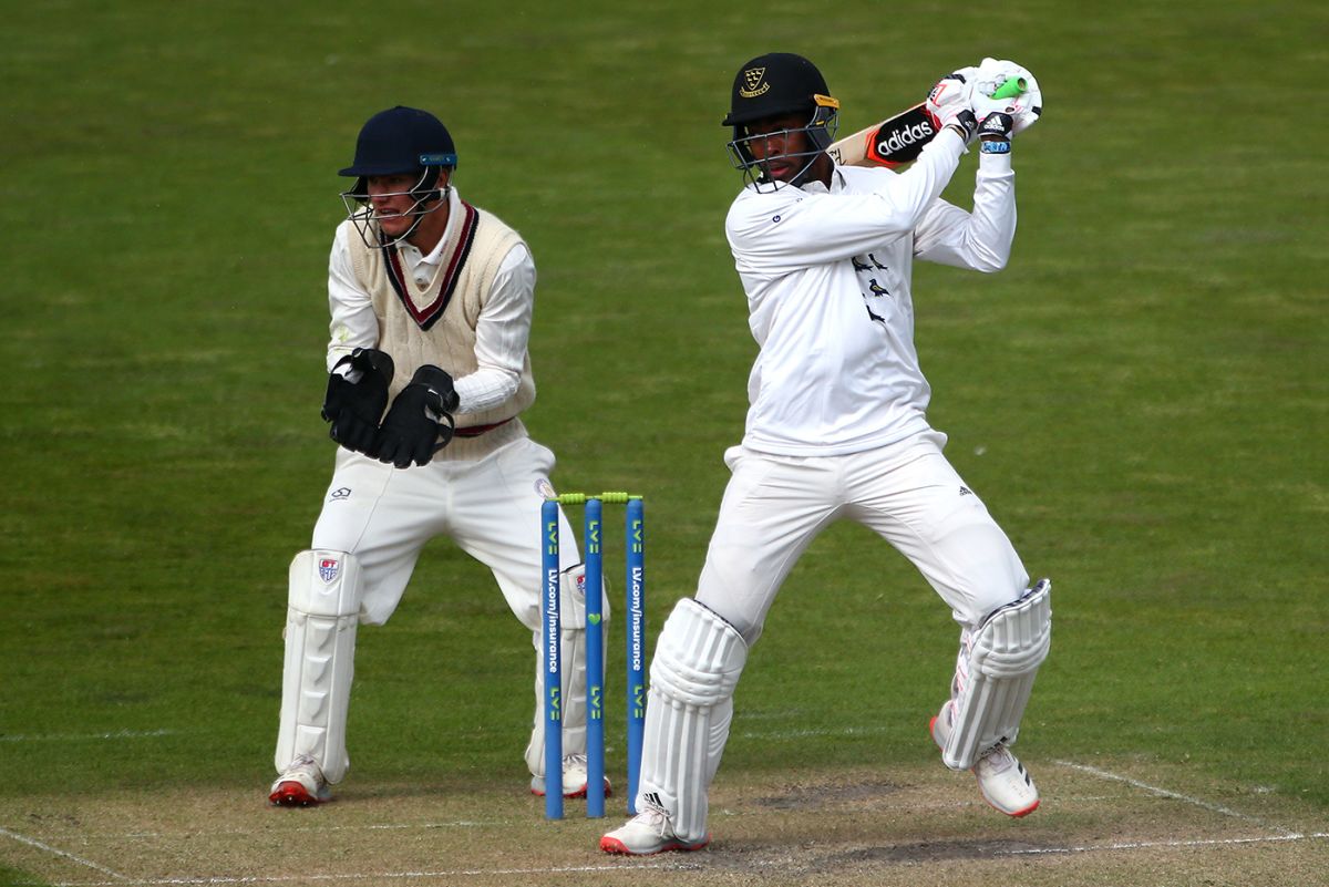 George Dockrell celebrates his hundred against the Northern Knights ...