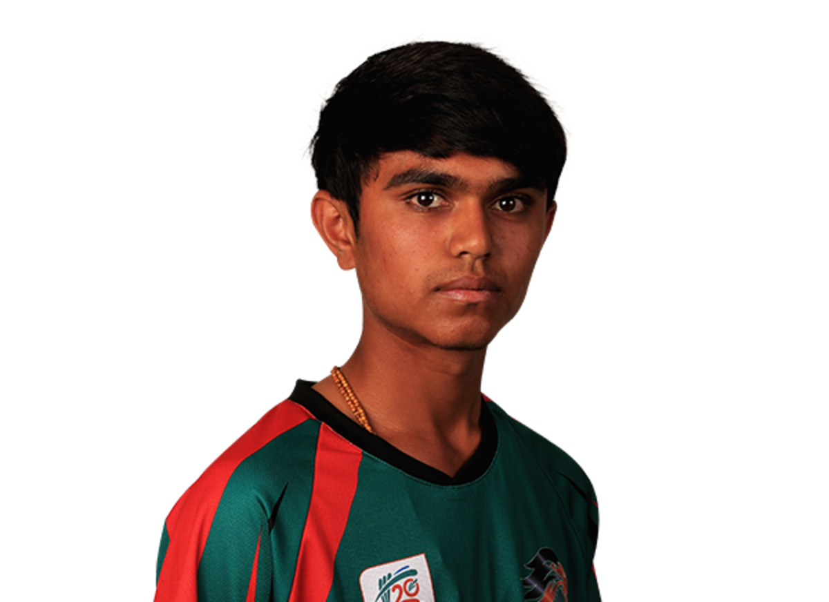 Dhiren Gondaria player page headshot cutout, 2021 | ESPNcricinfo.com