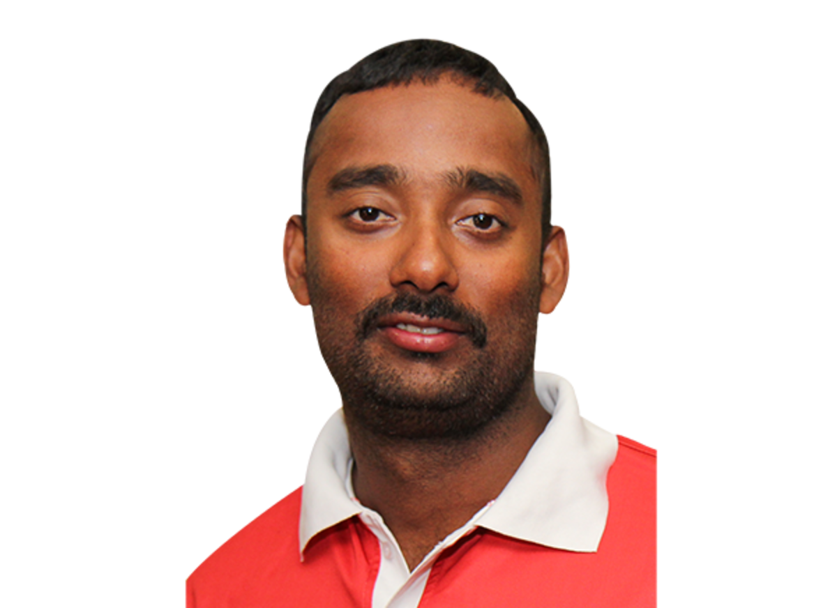 Arun Poulose Manavalan player page headshot cutout, 2021 | ESPNcricinfo.com