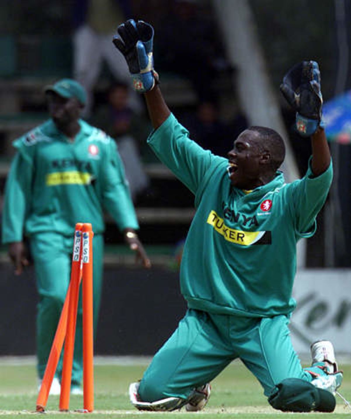 Abdur Razzaq is castled by Joseph Angara | ESPNcricinfo.com