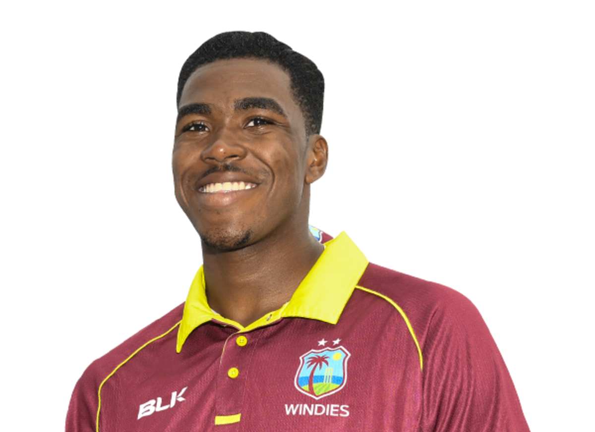 Obed McCoy player page headshot cutout, 2021 | ESPNcricinfo.com
