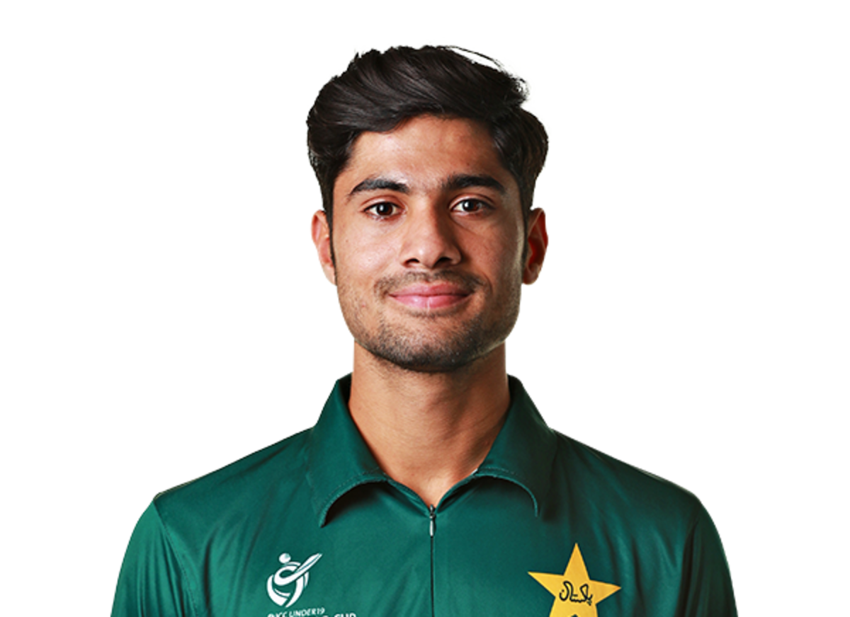 Qasim Akram player page headshot cutout, 2021 | ESPNcricinfo.com
