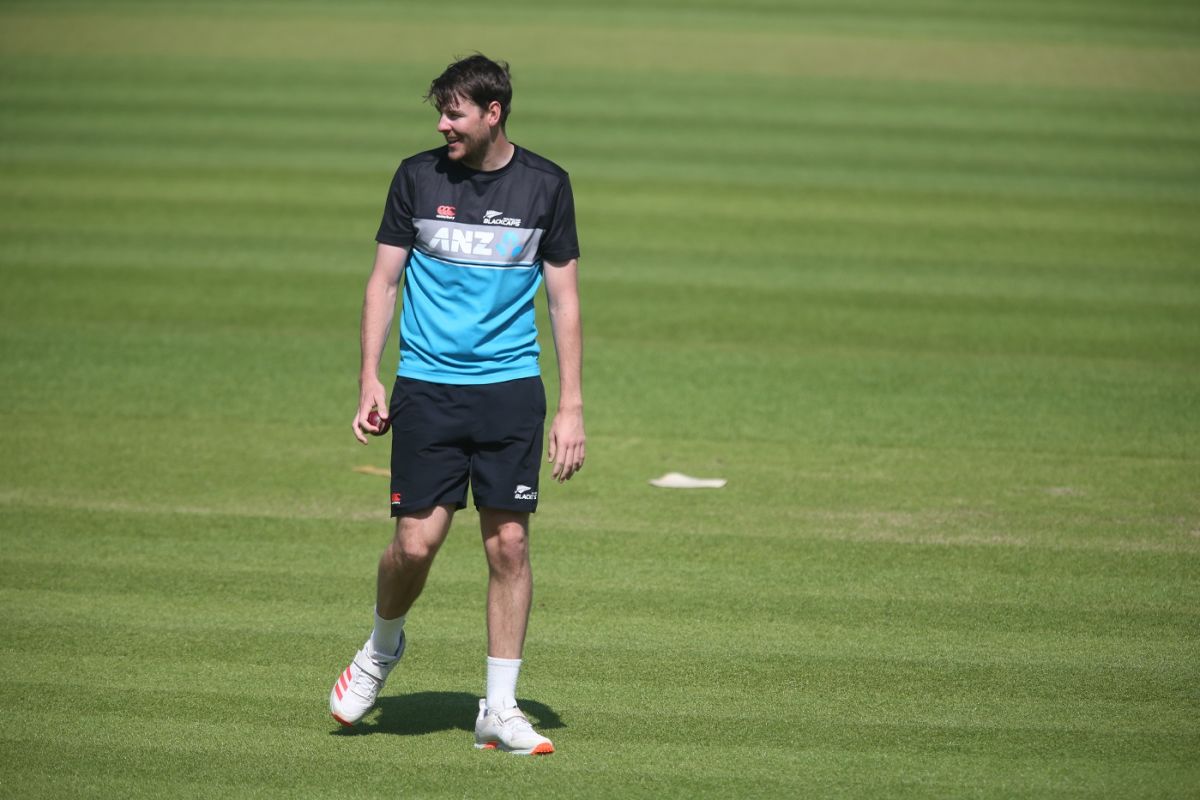 Jacob Duffy is on his first international tour with New Zealand ...