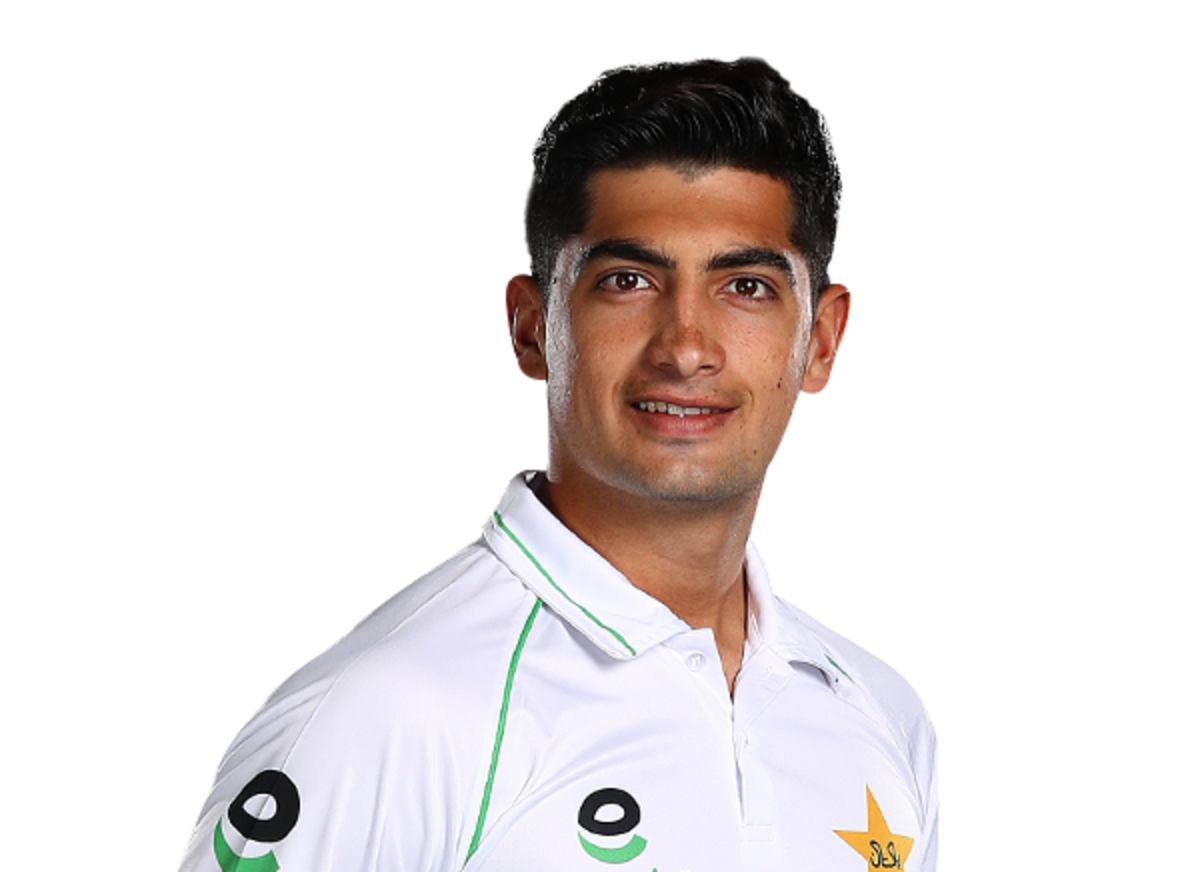 Naseem Shah player page headshot cutout, 2021 | ESPNcricinfo.com
