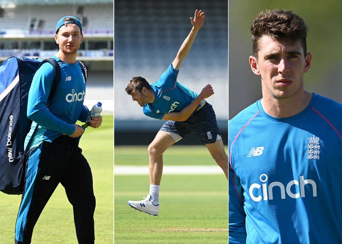 James Bracey, Craig Overton, Dan Lawrence | ESPNcricinfo.com