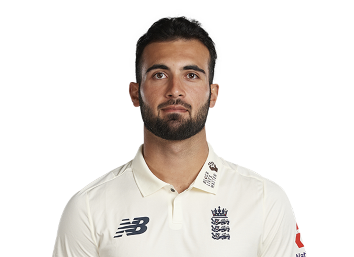 Saqib Mahmood player page headshot cutout, 2021 | ESPNcricinfo.com