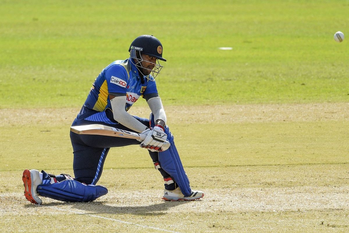 Bhanuka Rajapaksa brings out the sweep on ODI debut | ESPNcricinfo.com