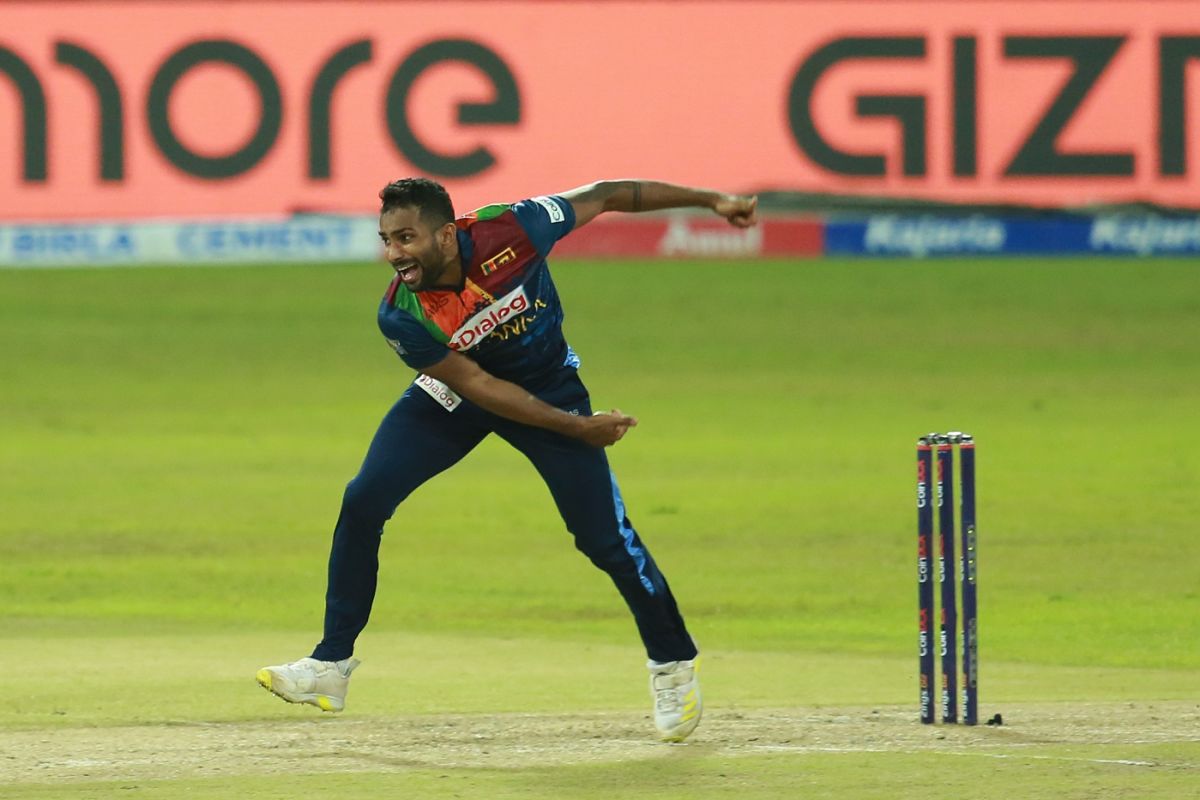 Chamika Karunaratne in action | ESPNcricinfo.com