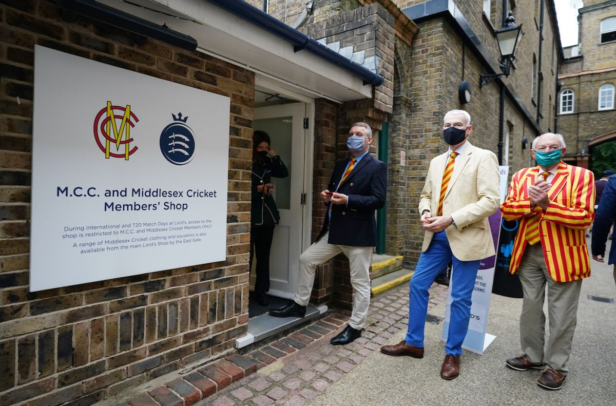 MCC members queue up outside the souvenir shop | ESPNcricinfo.com