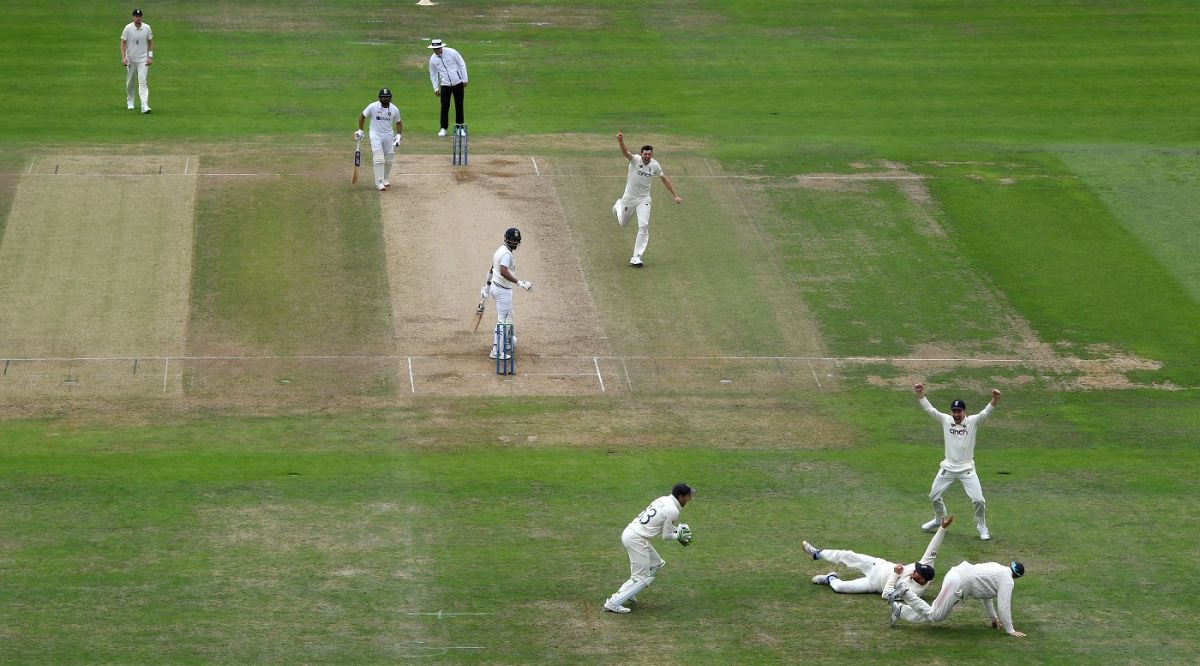 Jonny Bairstow takes a one-handed catch off Craig Overton to send KL ...