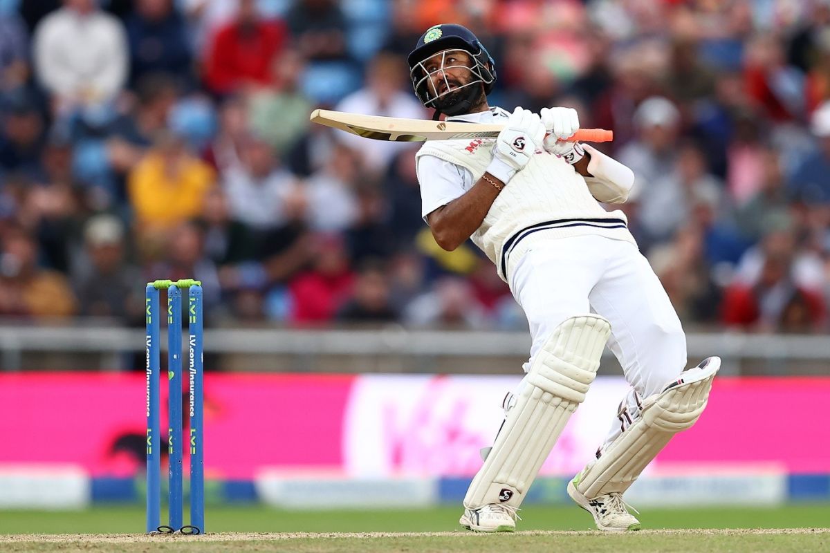 Cheteshwar Pujara plays a ramp shot | ESPNcricinfo.com