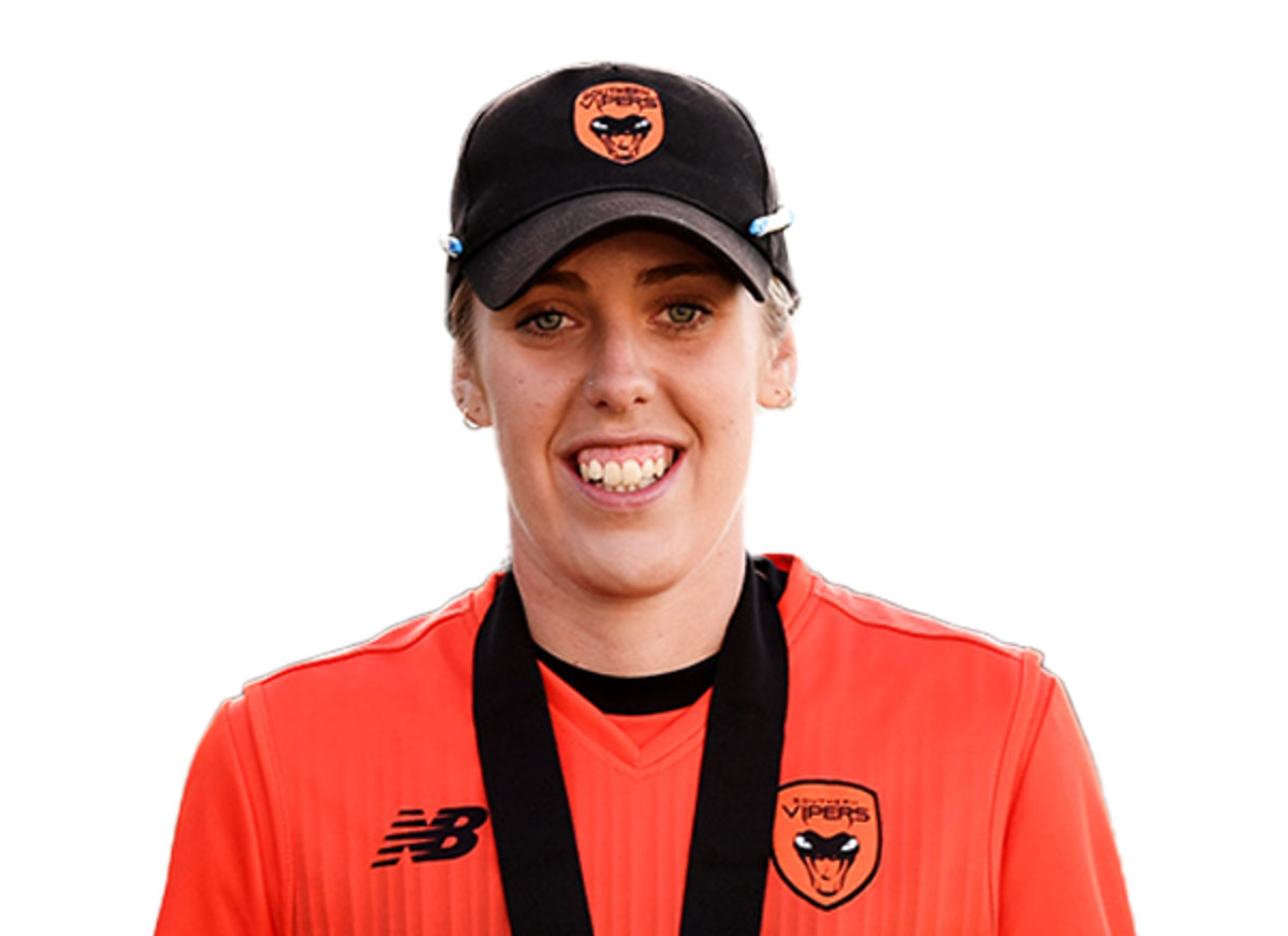 Georgia Adams player page headshot cutout 2021 | ESPNcricinfo.com