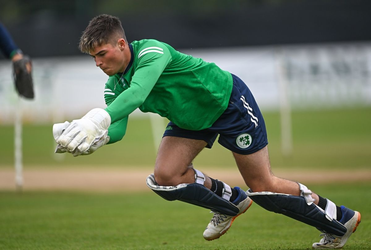 Neil Rock practises before the match | ESPNcricinfo.com