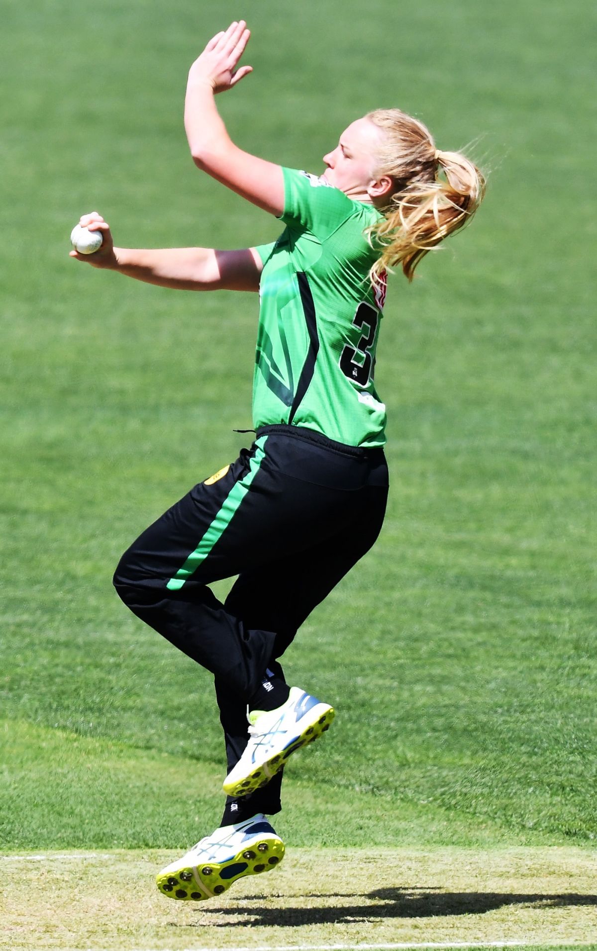 Kim Garth picked up two wickets, including Jemimah Rodrigues ...