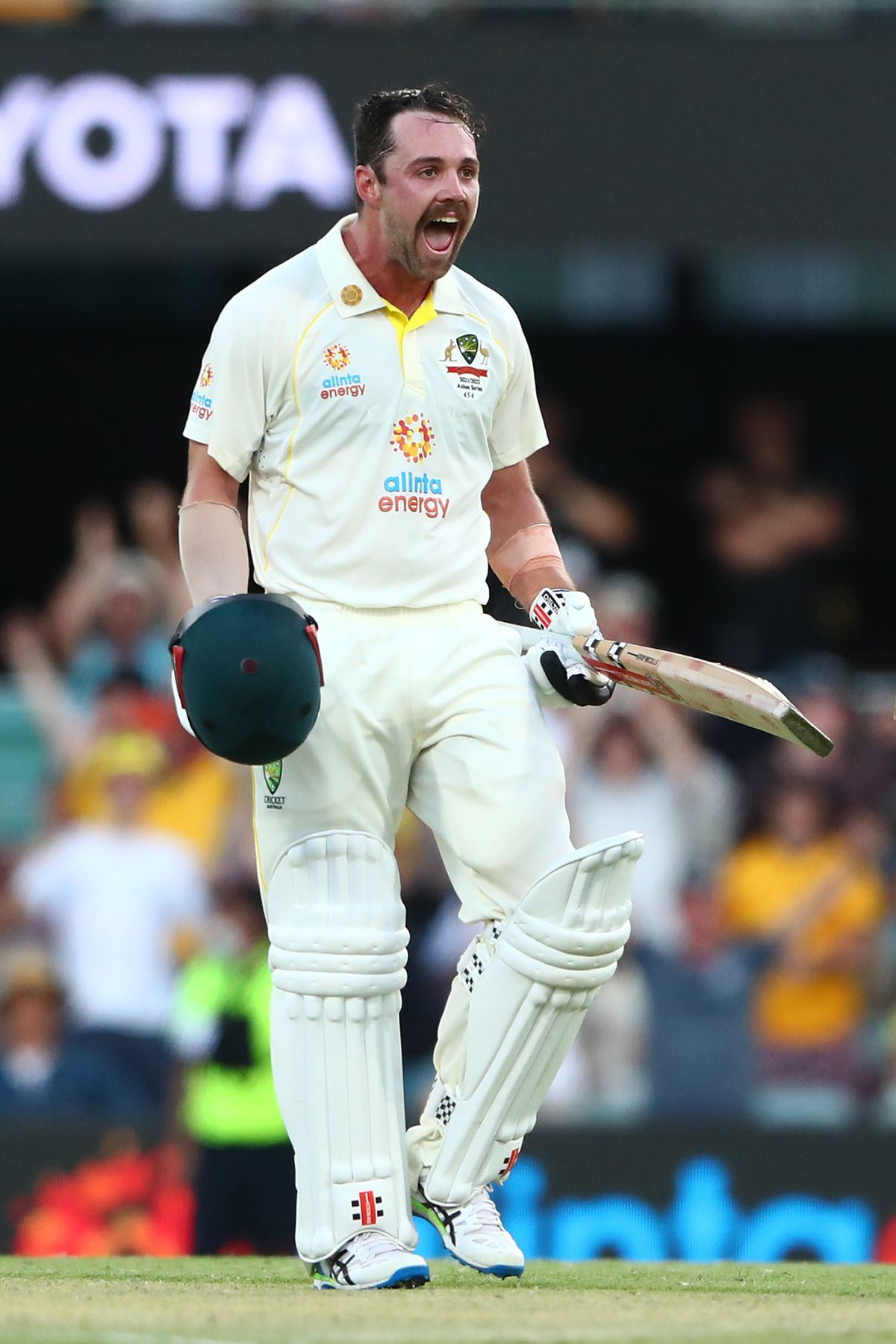 Travis Head celebrates reaching his century | ESPNcricinfo.com