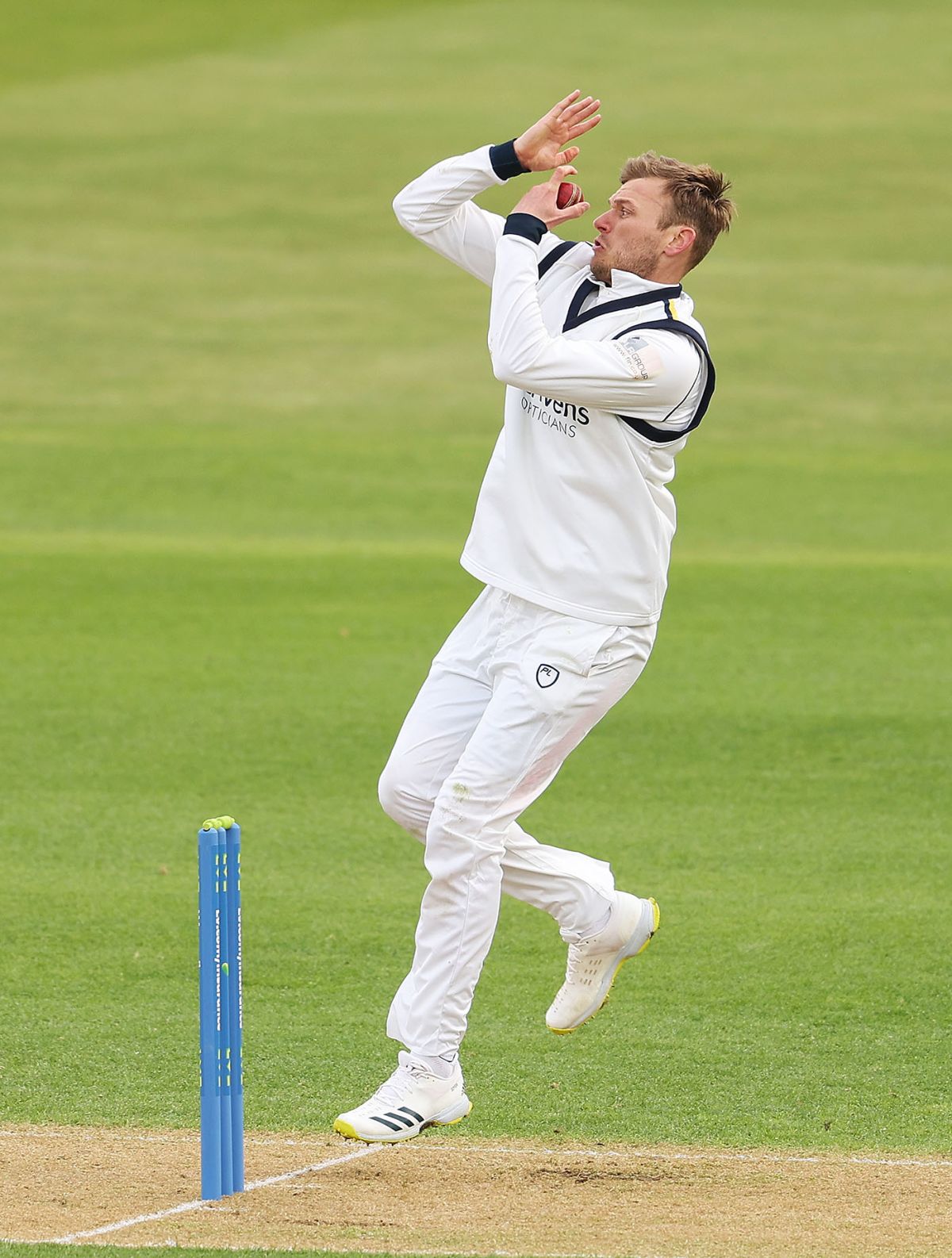 Danny Briggs in full flight | ESPNcricinfo.com