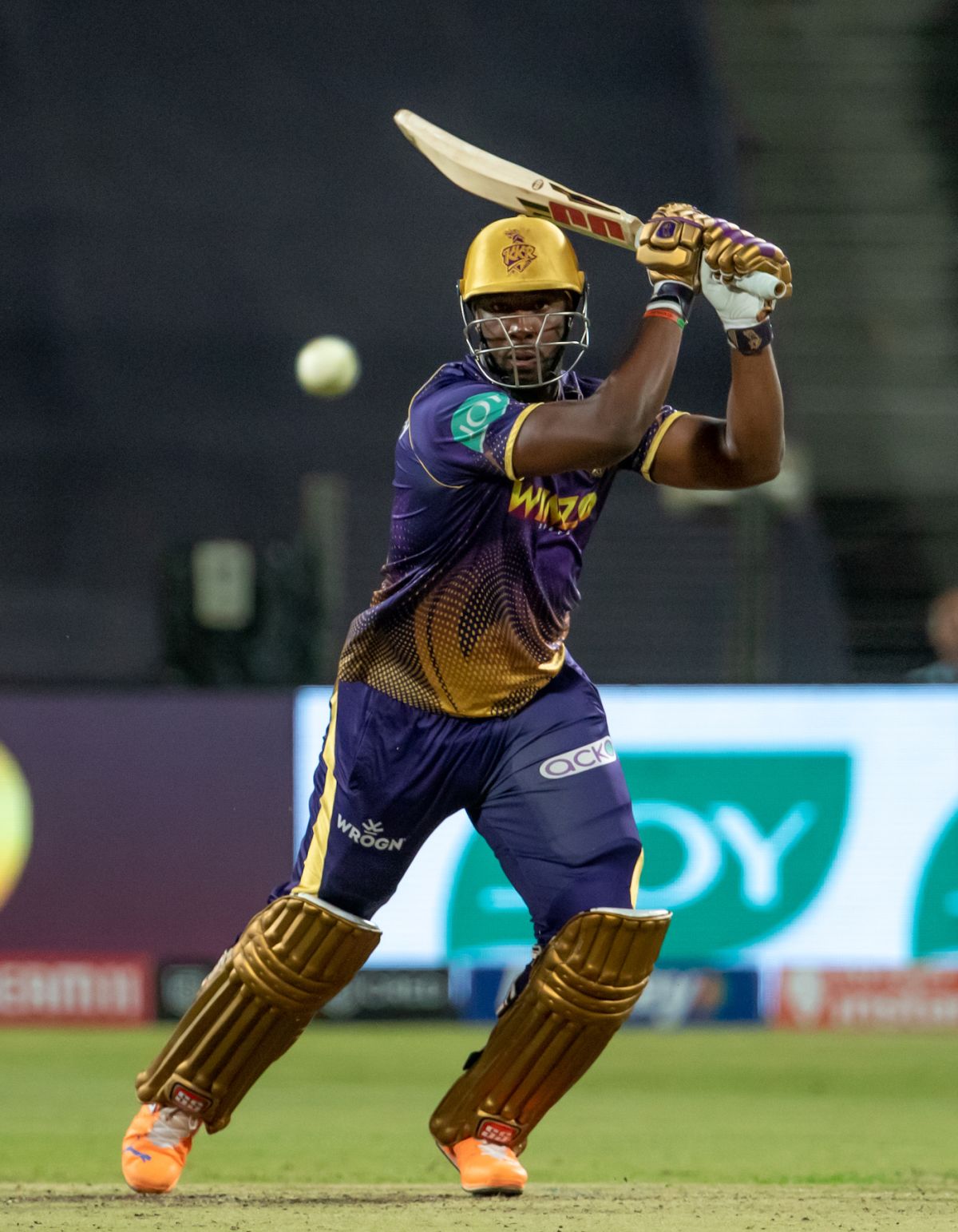 Knight Riders' hopes at the close, again, rested on Andre Russell's ...