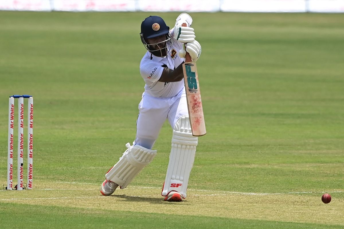 Kusal Mendis plays a confident drive down the ground | ESPNcricinfo.com