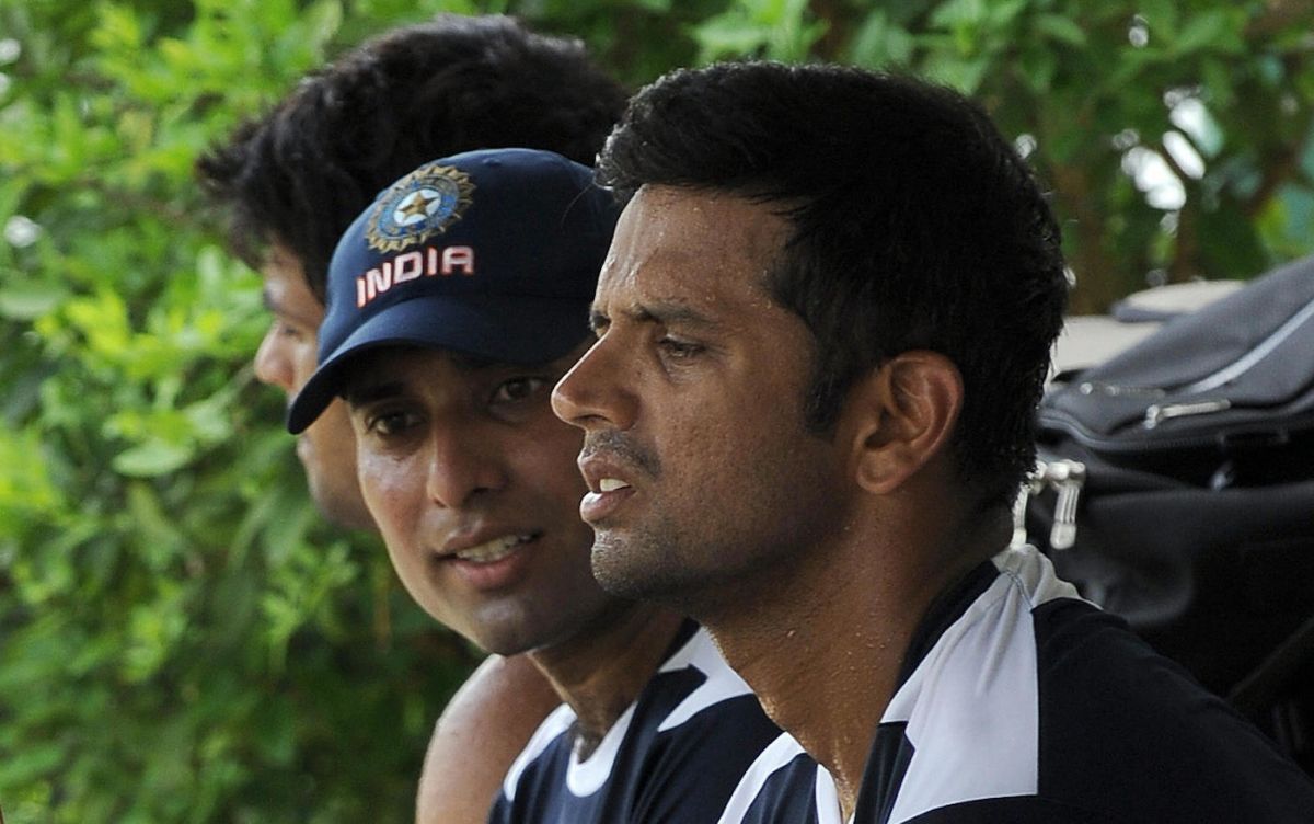 Rahul Dravid and VVS Laxman during a practice session | ESPNcricinfo.com