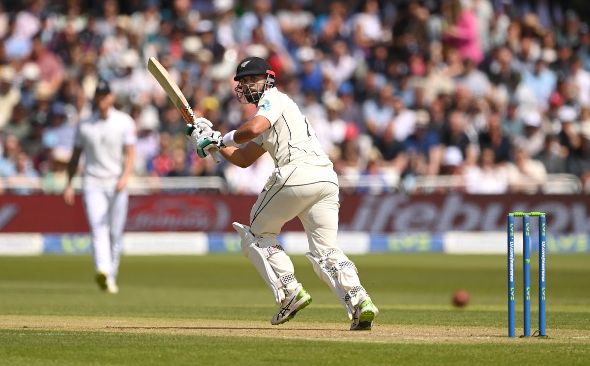 Daryl Mitchell got to his second century, in consecutive innings, on ...