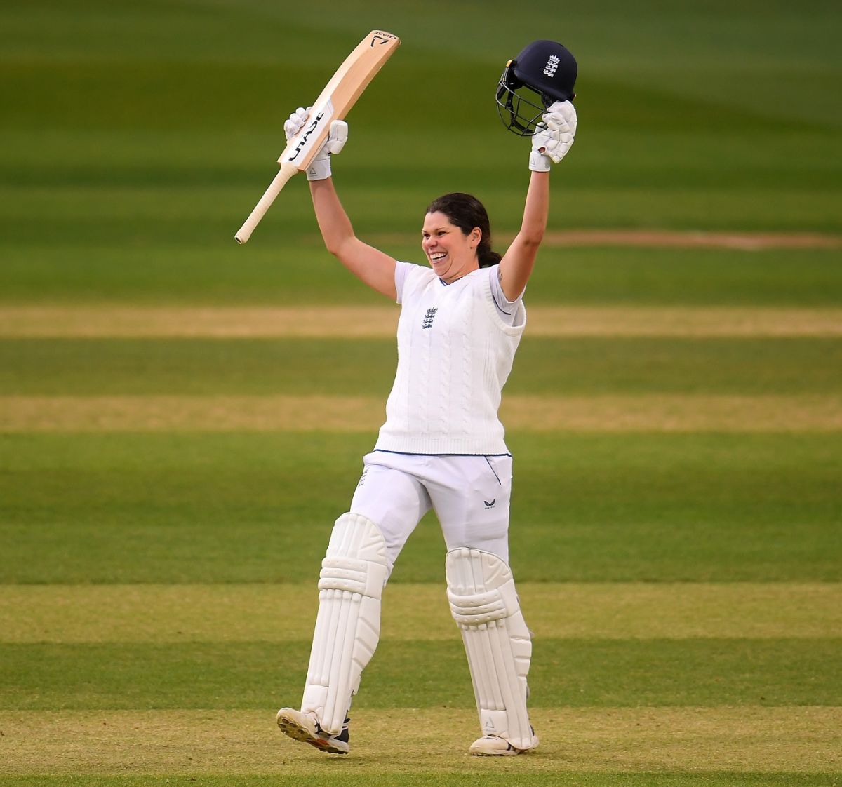 Alice Davidson-Richards became the first since 1986 to score a ton for ...