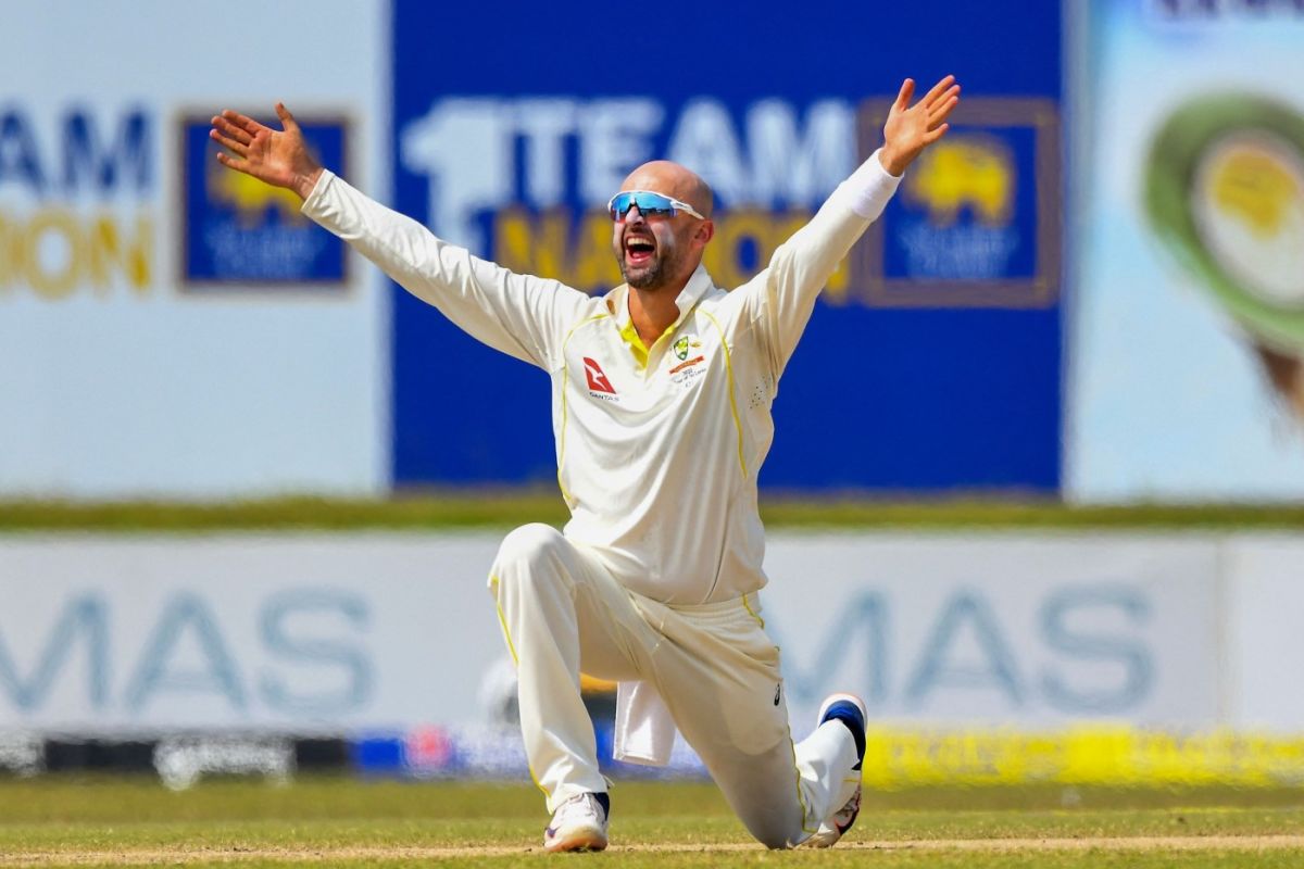 Nathan Lyon roars a huge appeal | ESPNcricinfo.com Nathan Lyon roars a huge appeal | ESPNcricinfo.com